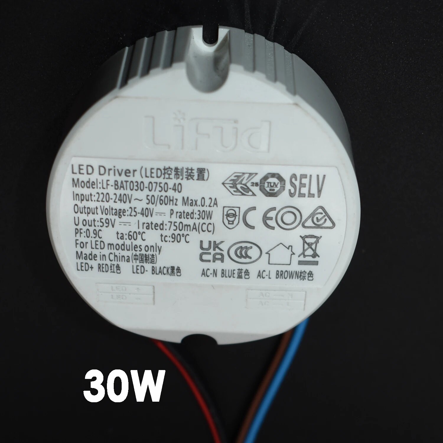 LED Driver 24W 25-40V 600mA — фото 1