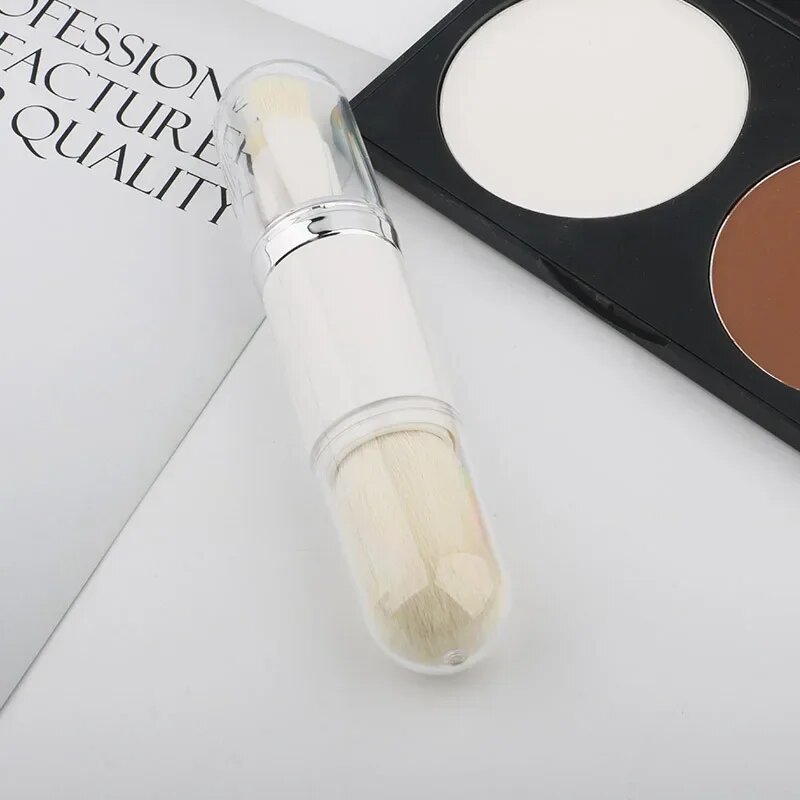 4 шт./набор 4 в 1, телескопические дорожные кисти для макияжа, набор теней для век, рассыпчатая пудра, Мини Кисть для макияжа, инструменты для красоты