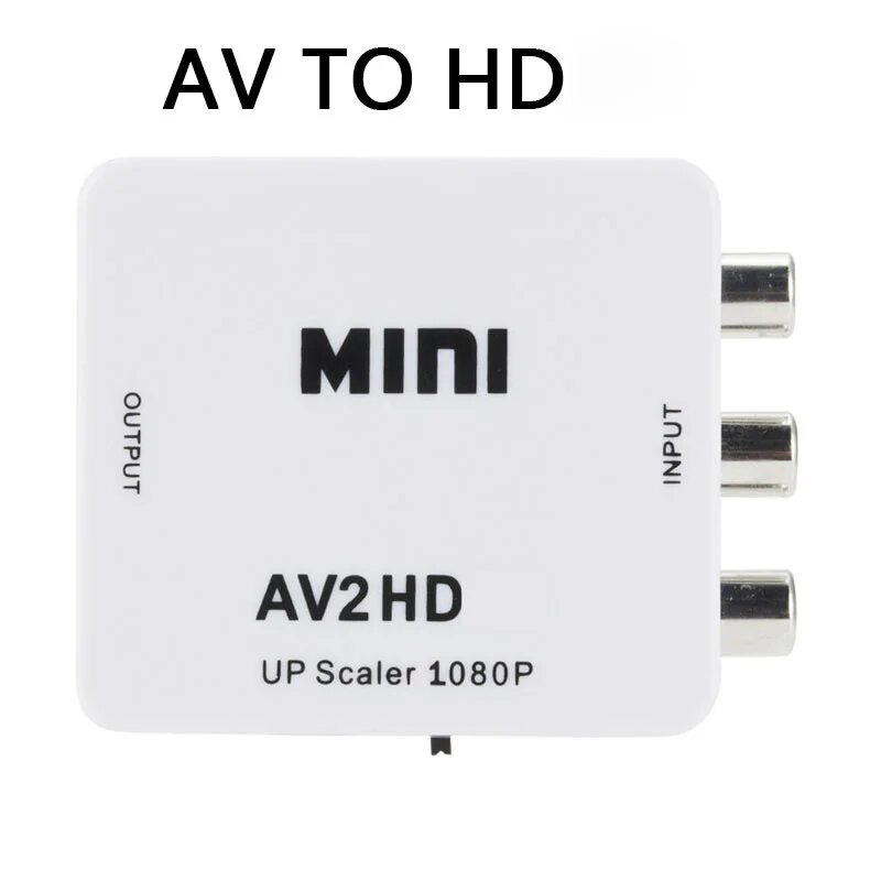 AV в HD конвертер 1080p RCA AV to HD White