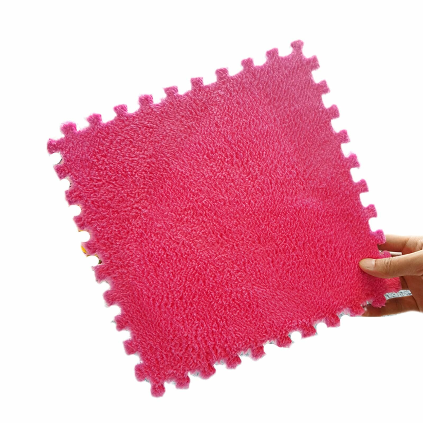 1 шт, коврик из пенопласта, сплошной цвет, плюшевый ковер-головоломка, напольная плитка