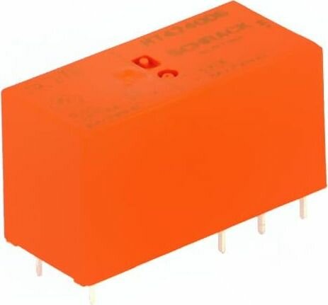 Реле TE Connectivity RT424006 электромагнитное DPDT Uобмотки 6ВDC 8A/250ВAC 8A/30ВDC 1 шт