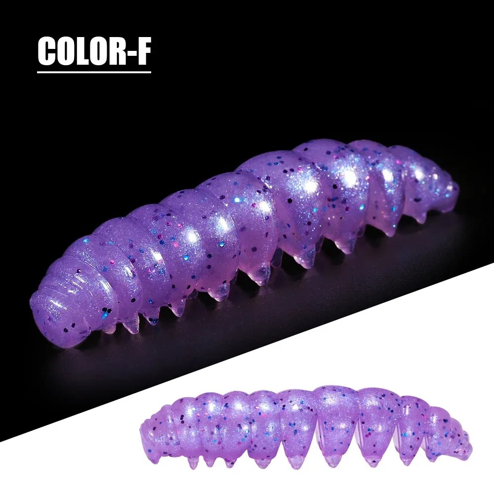 Бионическая гусеница Spinpoler Color-F, 2in (11шт)