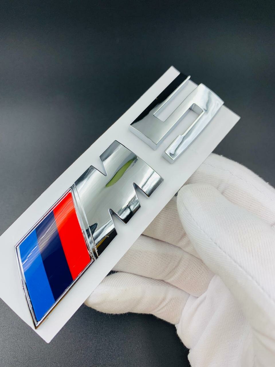 Эмблема Bmw M5 (хром). Значок шильдик на крышку багажника бмв M5 (длина 115мм).