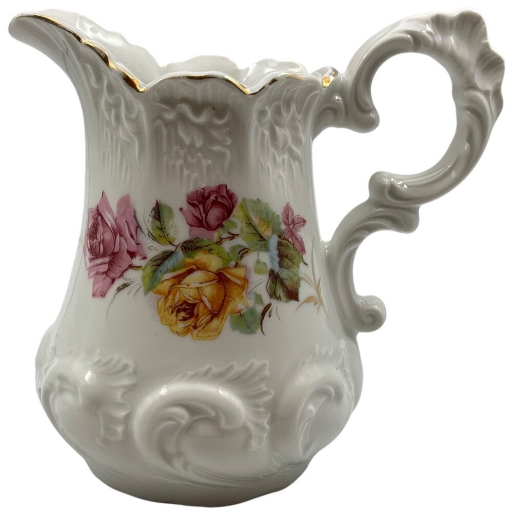 Кувшин "Чайные розы", 1 л, фарфор, 1932-1936 гг, ФЗ имени Феликса Кона, Довбыш, СССР