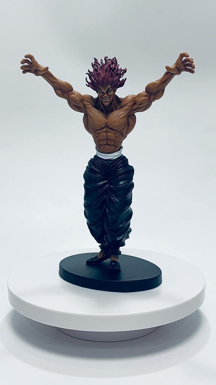 Фигурка 3D Огр из аниме Боец Баки (Baki the Grappler) - Ханма Юдзиро (Hanma Yuujirou) 22 см