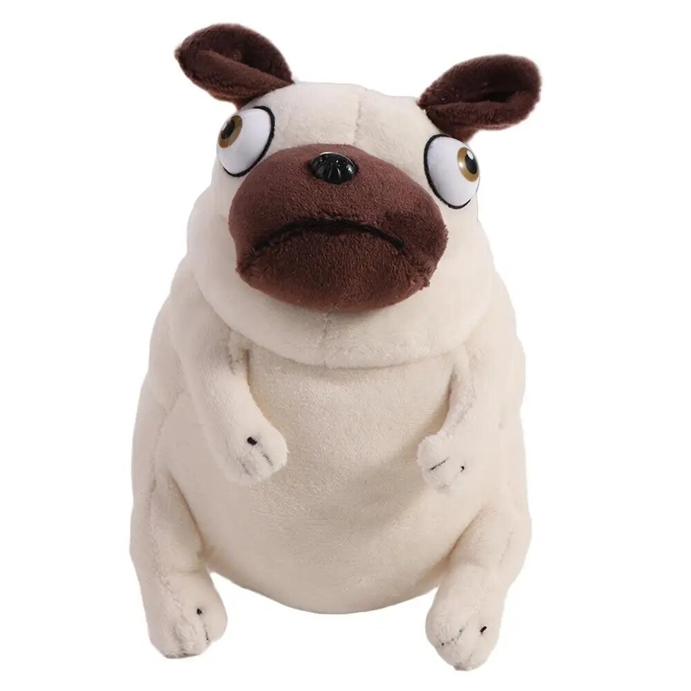 Мягкая игрушка Мопс из хлопка 15cm