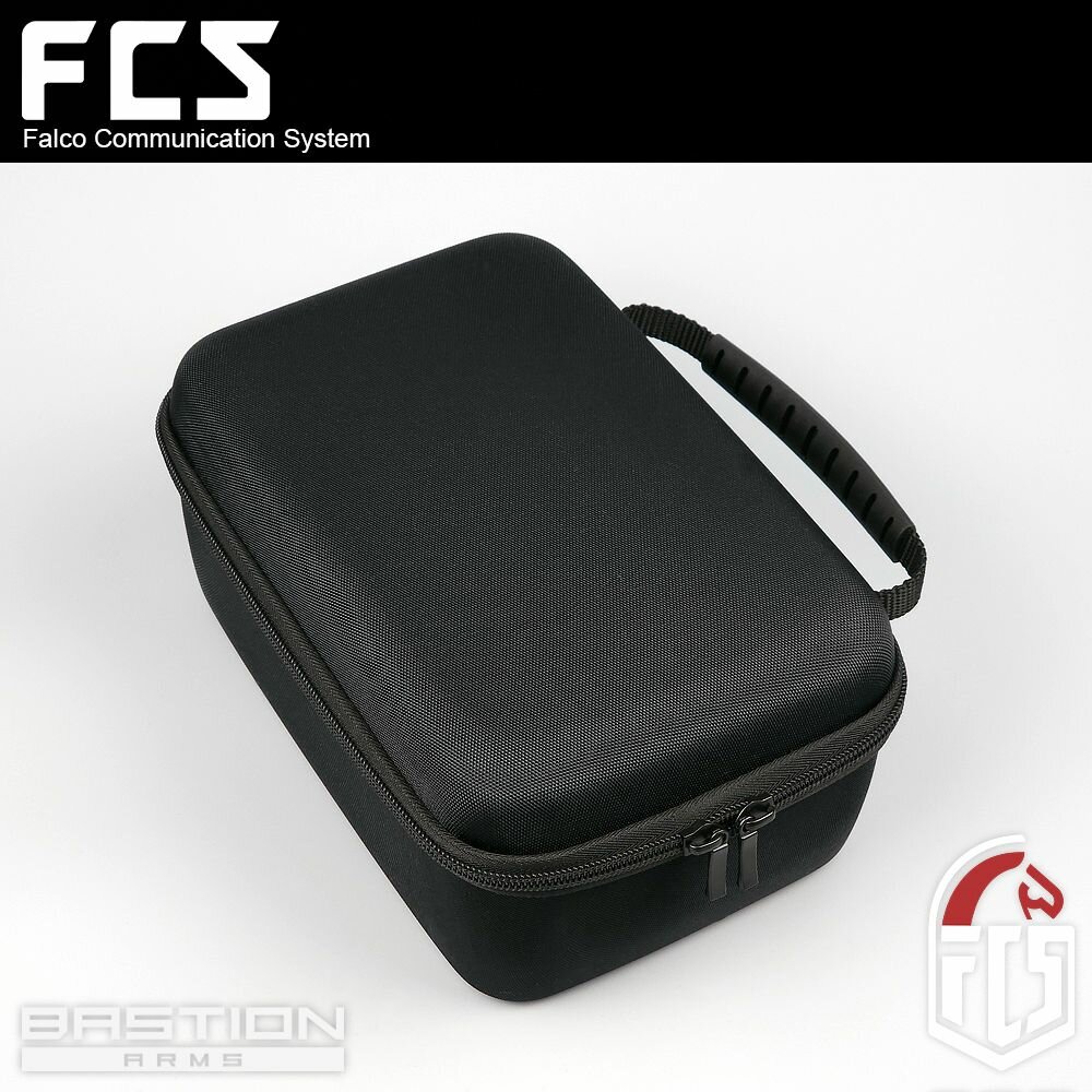 Чехол-кейс (сумка, футляр, бокс) для активных наушников FCS CASE-L, на молнии с ручкой, размер 25х17х11 см