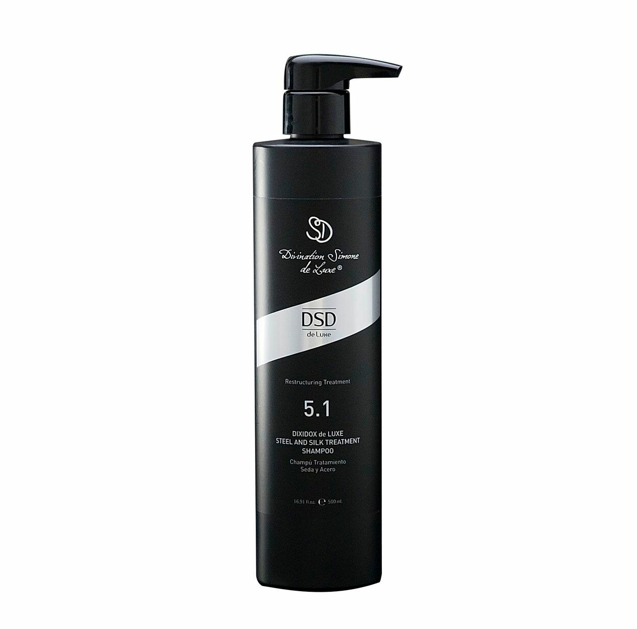 DsD de Luxe - 5.1 Dixidox De Luxe Steel And Silk Treatment Shampoo Восстанавливающий шампунь 500 мл