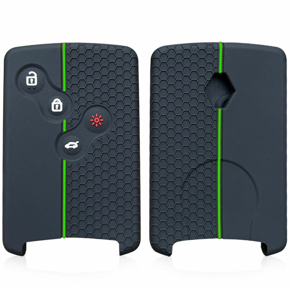 Черный чехол MyPads для ключей Renault Kaptur Captur Clio Logan Megane 2 3 Достопримечательности Данило Нема Лагуна Флуэнс Зои