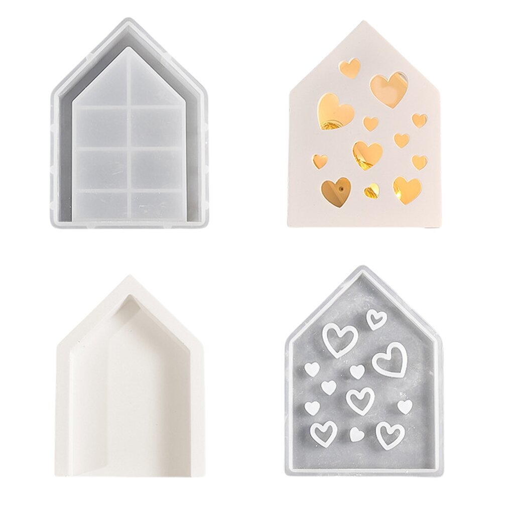 Высококачественная силиконовая форма для изготовления декоративных поделок для пустотелых домиков