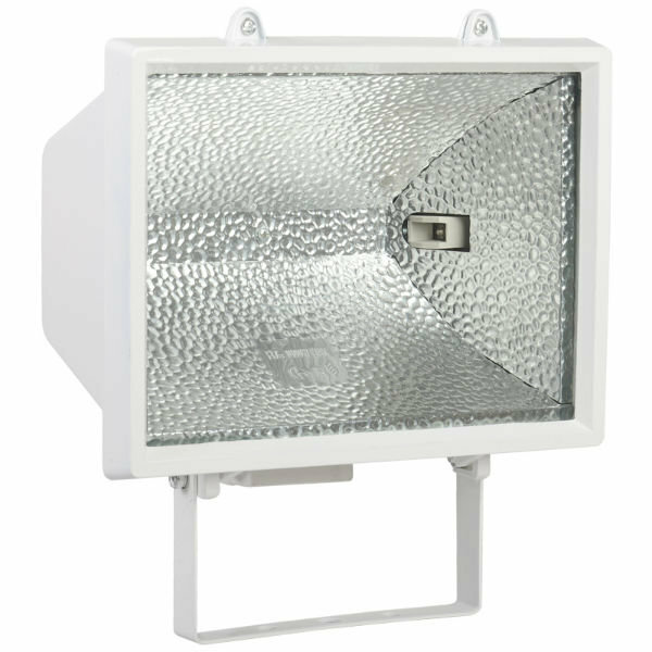 Прожектор галогенный IEK ИО IP54 1000 Вт белый