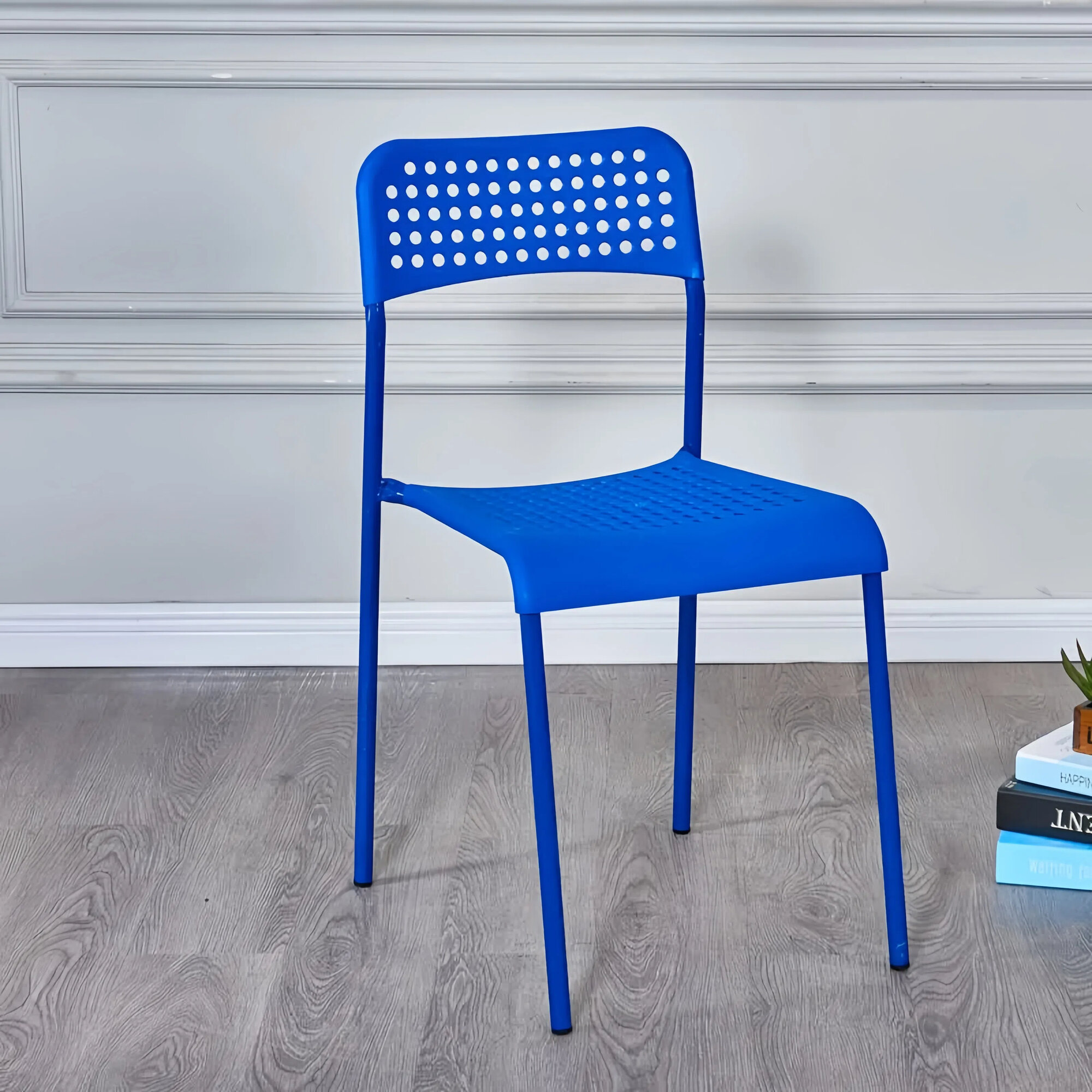 Стул TetChair Adde Modern, ножки, сиденье, спинка, пластик, синий