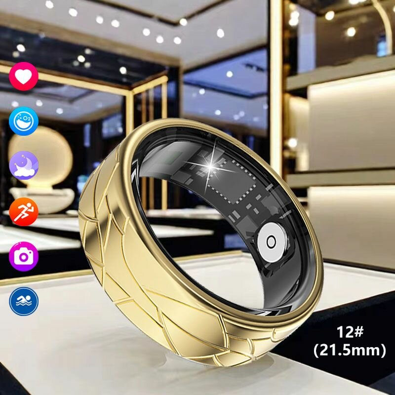 Фитнес трекер Smart Ring, отслеживающий сон, шагомер, сердце, температуру, для iOS и Android,