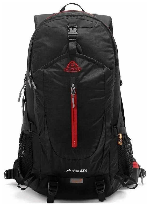 Рюкзак Ai One 9674 36л. Black，Функциональный рюкзак с вентилируемой дугообразной спиной.