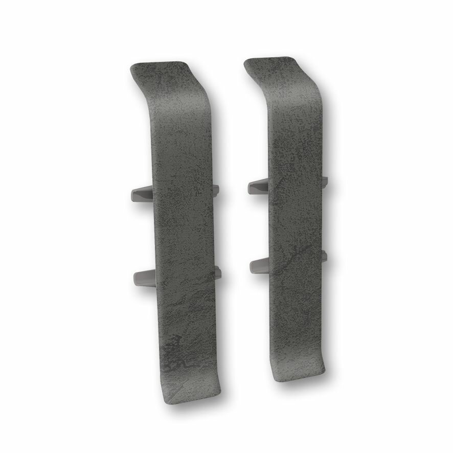 Соединитель для плинтуса DECONIKA 70мм - 548 Лофт серый, 2шт