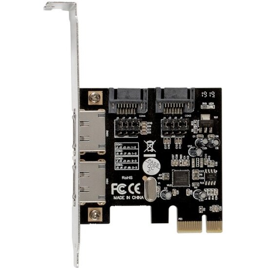 Контроллер ExeGate EXE-501 PCI-E 2.0, SATA3 6Gb/s, 2 int+2 ext (OEM) EX283707RUS