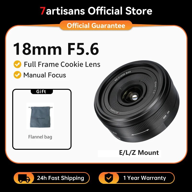 7artisans 18mm F5.6 объектив для Nikon Z Sony Leica Canon