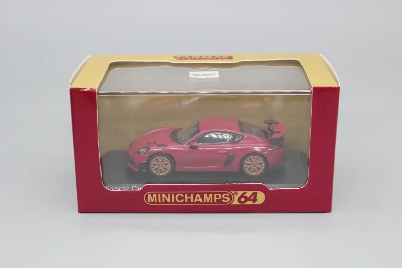 Tarmac Works MiNiChamps1:64 Porsche Cayman GT4 RS Модель автомобильного сплава