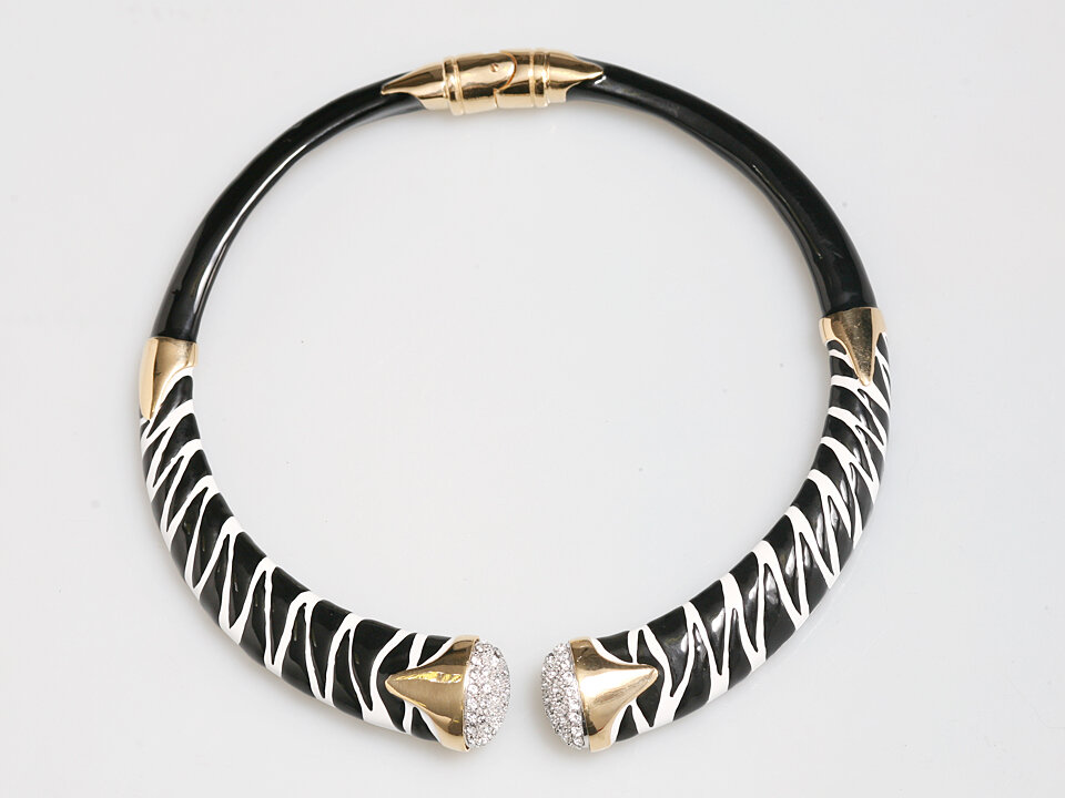 Колье, кристаллы Swarovski