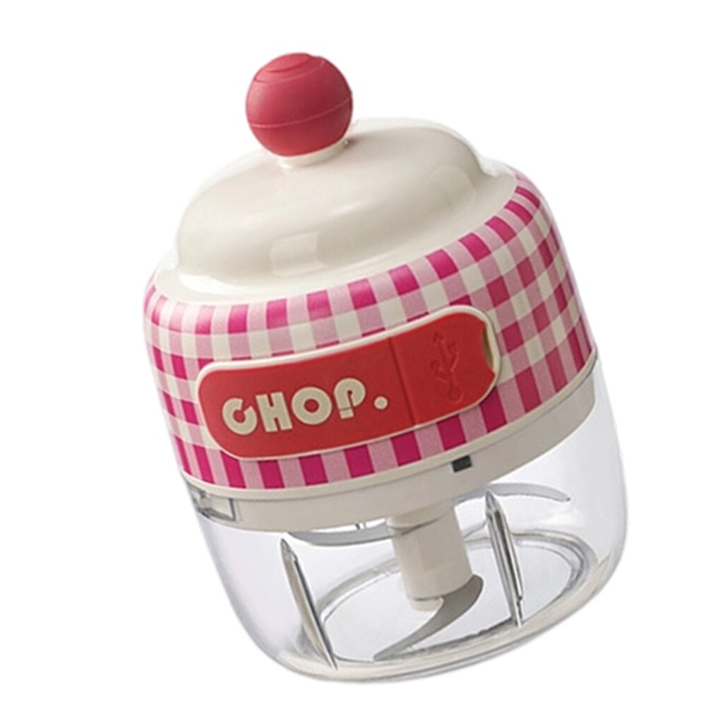 Электрический измельчитель чеснока USB, мощный кухонный прибор для мяса и овощей