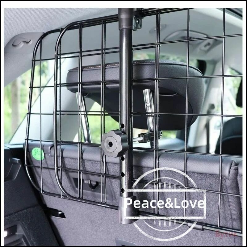 Ограждение регулируемая сетка для изоляции домашних животных в багажнике автомобиля, 106-145 см высота 30 см элемента