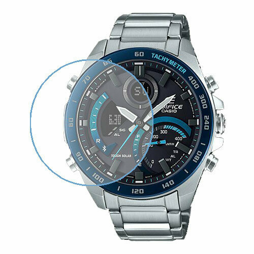 Скрин Мобайл защитный экран для часов Casio ECB-900DB-1B из нано стекло 9H