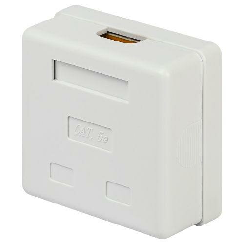 Розетка компьютерная 2-м RJ45 кат.5E неэкранир. Эра Б0056902