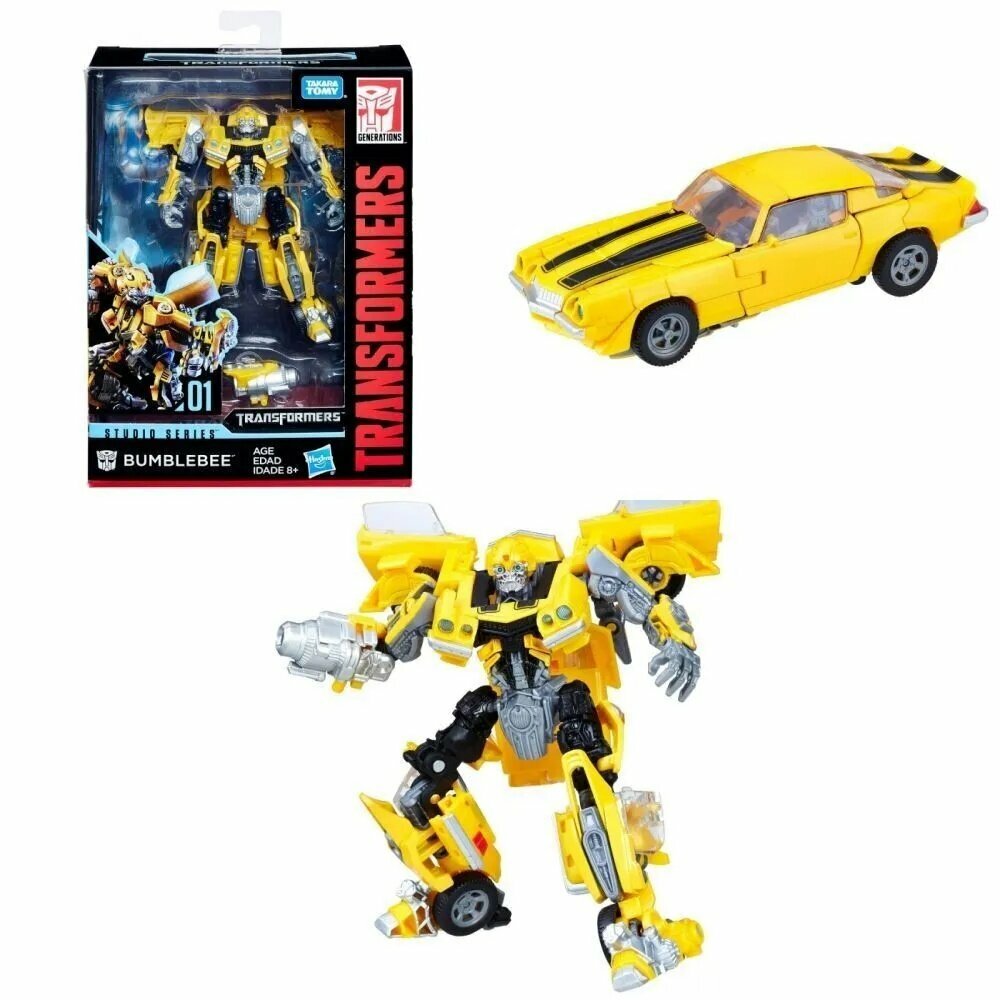 Трансформеры Игрушка Studio Series Deluxe Transformers SS01 Bumblebee 4.5 дюйма (11.5 см) E0739