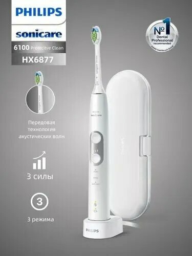 Philips Электрическая зубная щетка Sonicare ProtectiveClean HX6877