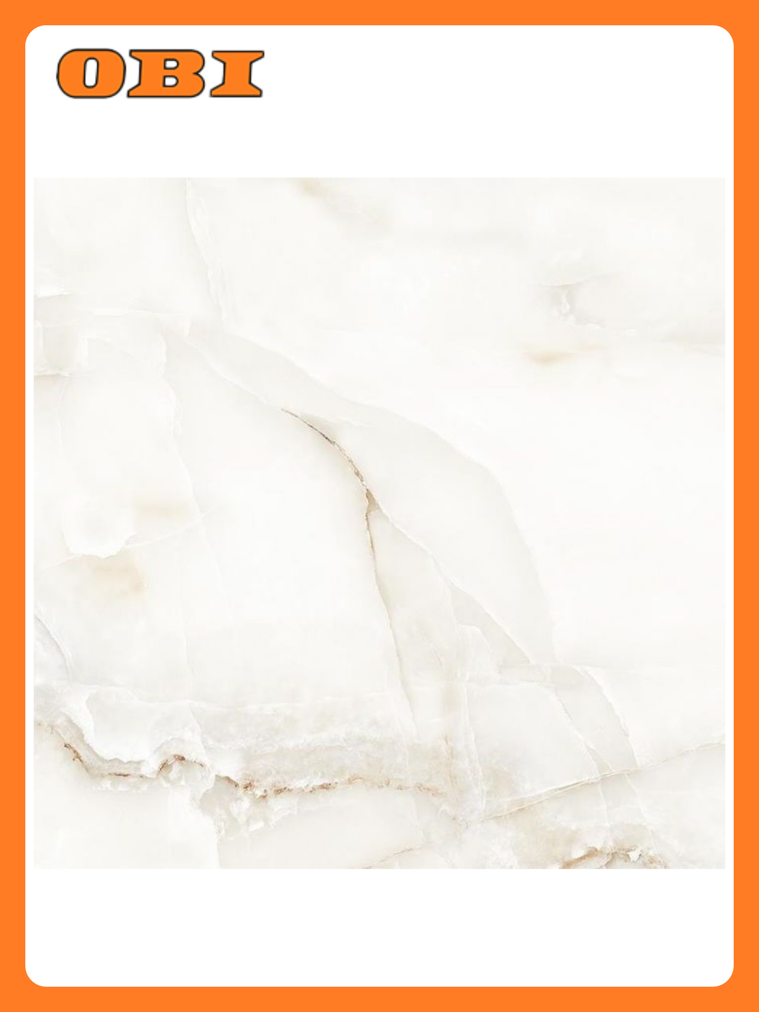 Керамогранит Maimoon Ceramica Glossy Sky Onyx бежевый 60х60 см