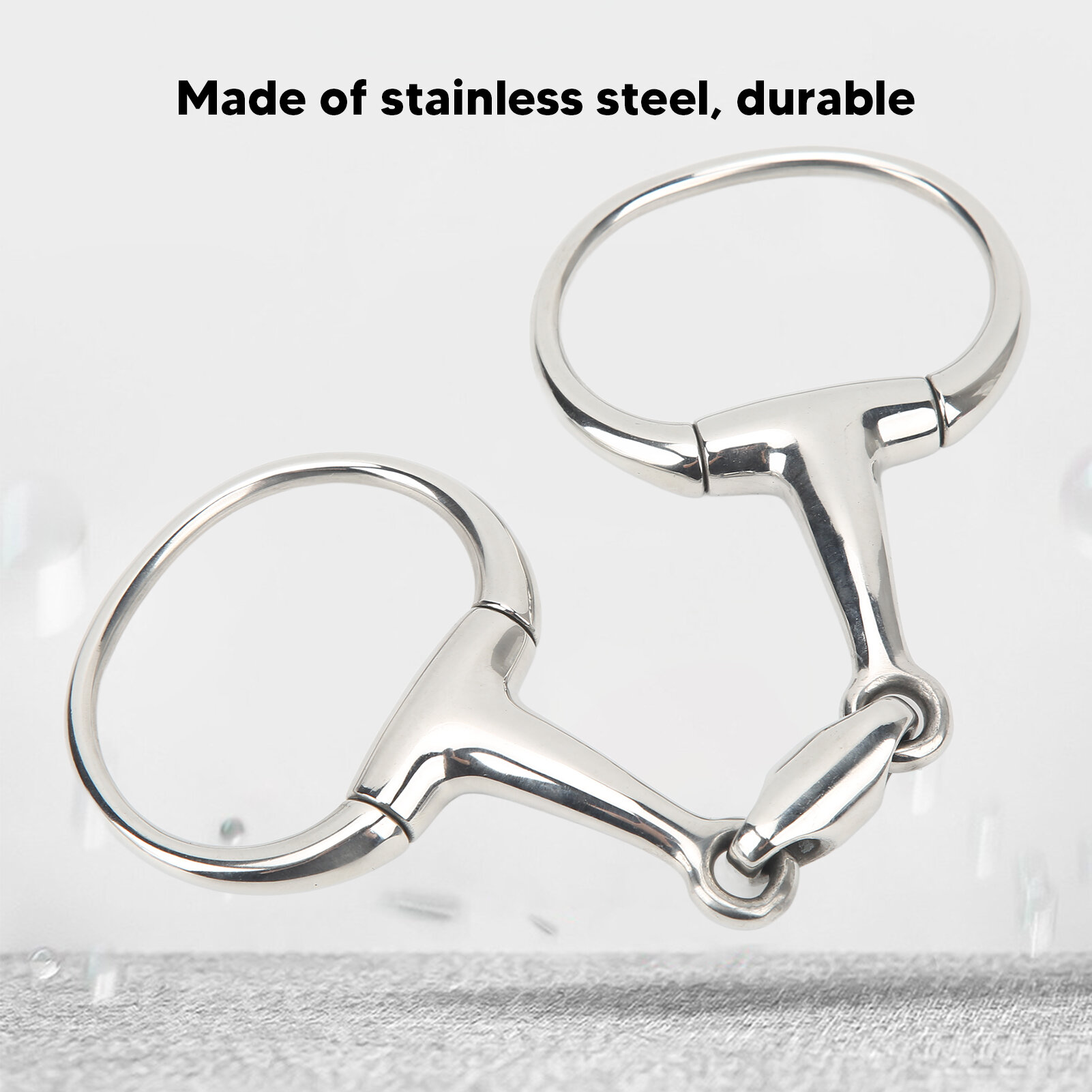 125 мм лошадь трензель из нержавеющей стали с уплотнительным кольцом трензель для лошади против укуса свободное кольцо трензель для лошадиной фермы