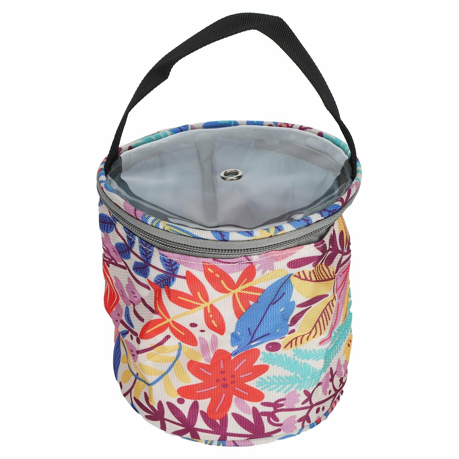 Сумка для пряжи. Пустая сумка для хранения вязания. Органайзер для переноски аксессуаров для вязания крючком. Оранжевый