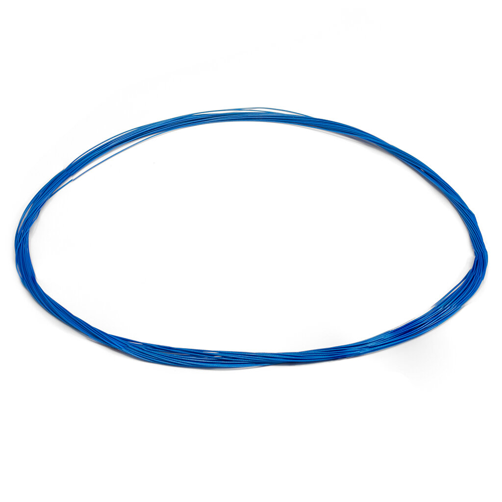 Миниатюрный провод 30AWG 0.05 мм кв синий, тефлоновый, тонкий