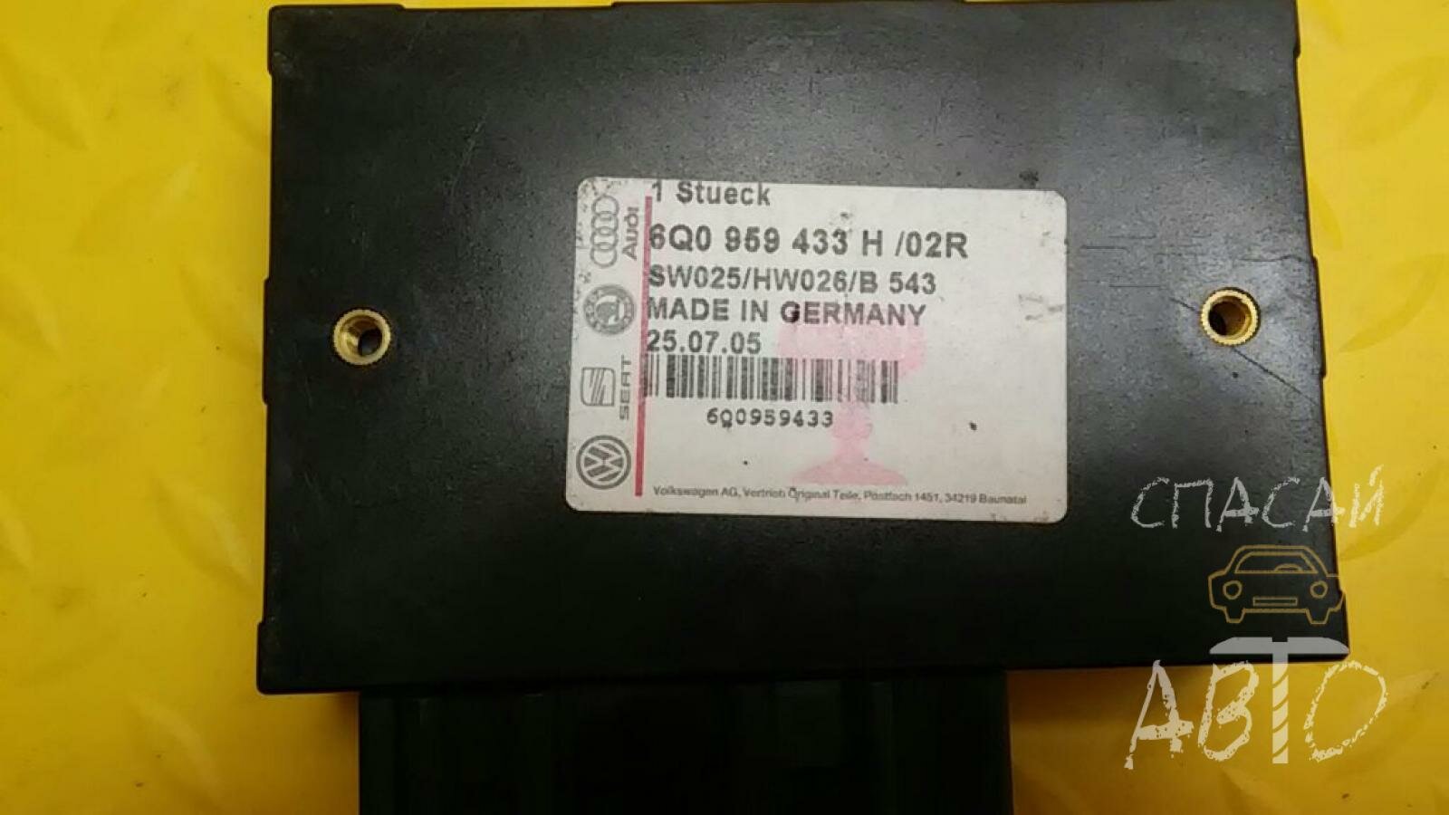 Блок комфорта Fabia II Skoda 6Q0959433H02R