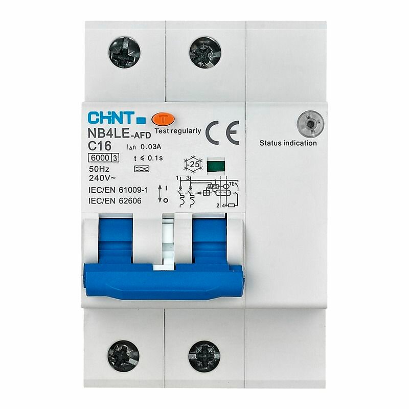 Устр-во защ. от дугового пробоя уздп с АВДТ 2P C20 тип A 30мА NB4LE-AFD CHINT
