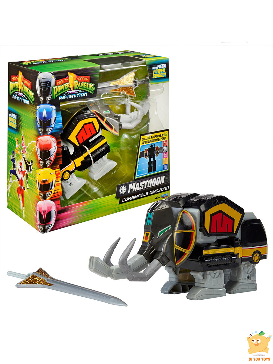 Playmates Toys Mighty Morphin Power Rangers ReIgnition Mastodon / Шарнирный Могучих Рейнджеров Идеально Подойдут В Качестве Подарка Для Детей В Возрасте От 3 Лет И Старше.