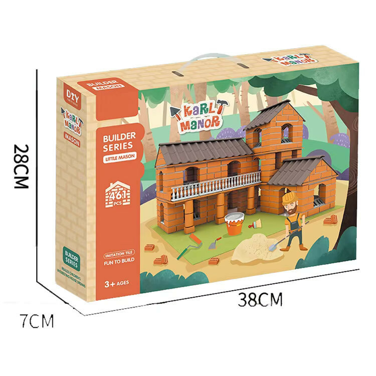 Конструктор DIY BY8810 Миниатюрный дом 461дет. 38x28x7
