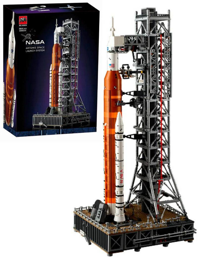 Конструктор BELA 68009 Ракета NASA Artemis 3644 детали, 37,3х55,1х15,2 см.