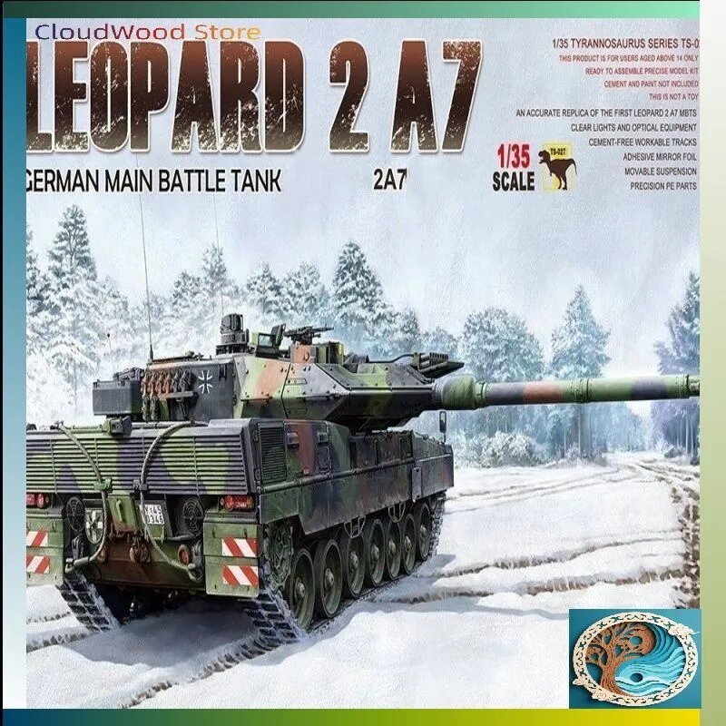 Meng Model ts-027 1/35немецкий основной tank leopard 2 a7 brand танки
