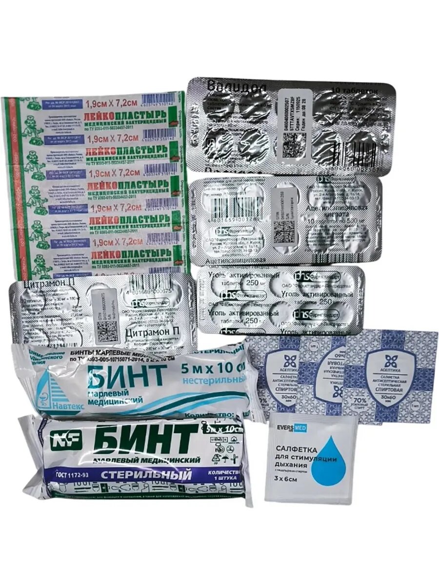 Компактная универсальная аптечка для экстренных случаев