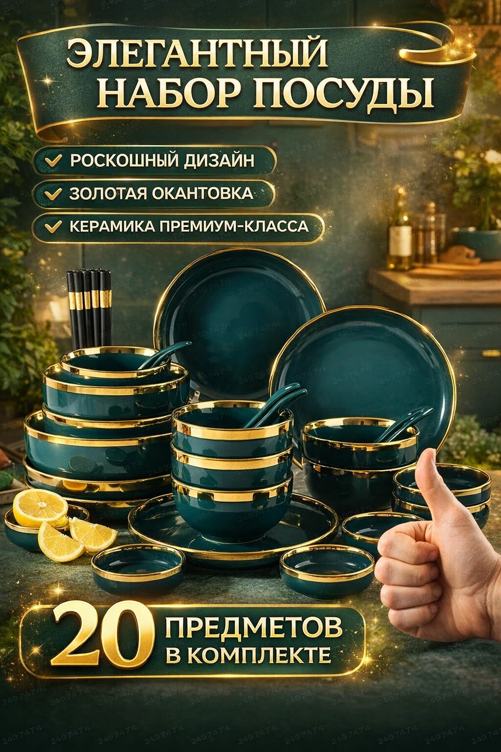 Набор столовой посуды