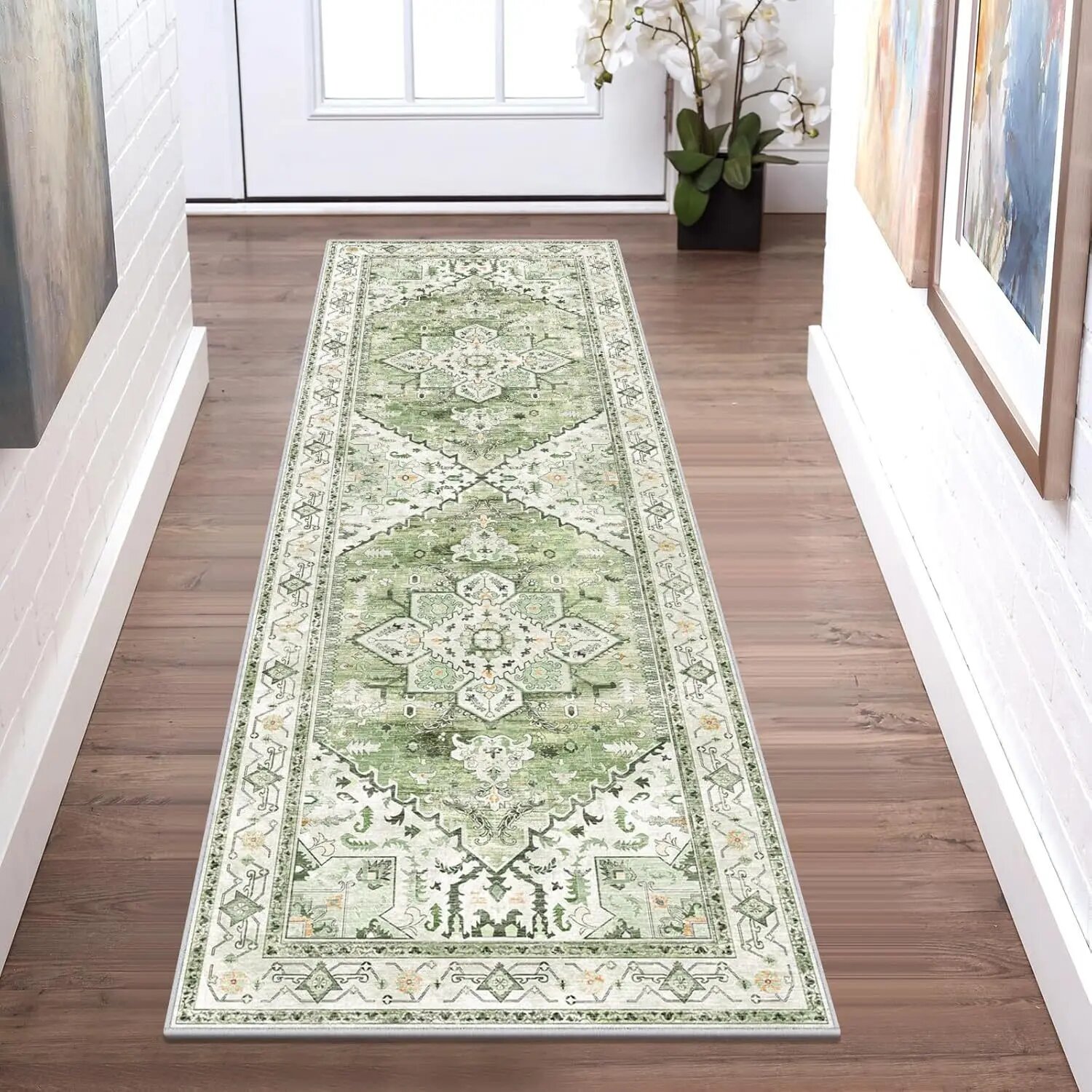 Ковер VIKAMA Американский стиль из полиэстера 80x200cm 31x80inch, FSJR-11