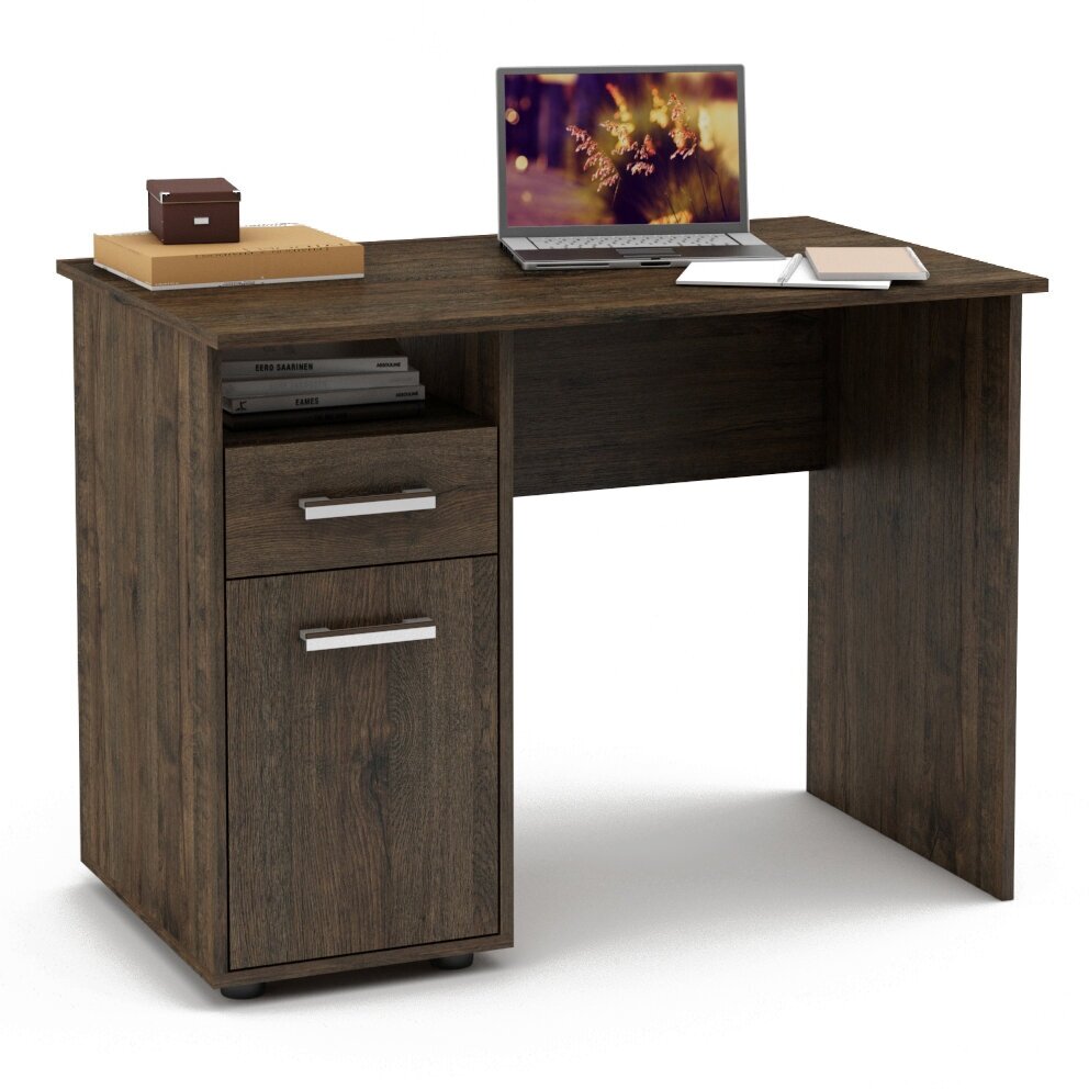 Стол письменный, стол компьютерный Остин (Ливерпуль) 2 дуб апрель темный