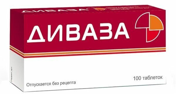 Диваза таблетки для рассасывания 100шт