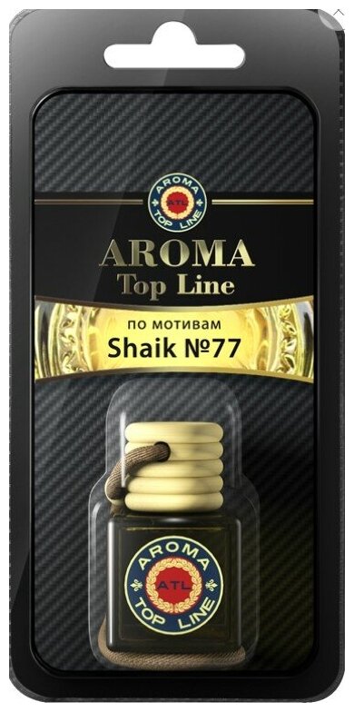Ароматизатор на зеркало Aroma Top Line №23 Shaik №77 бутылочка