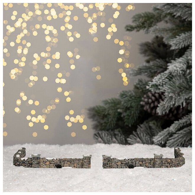 Забор колониальный каменный , 4 см, Lemax, 93304-lemax