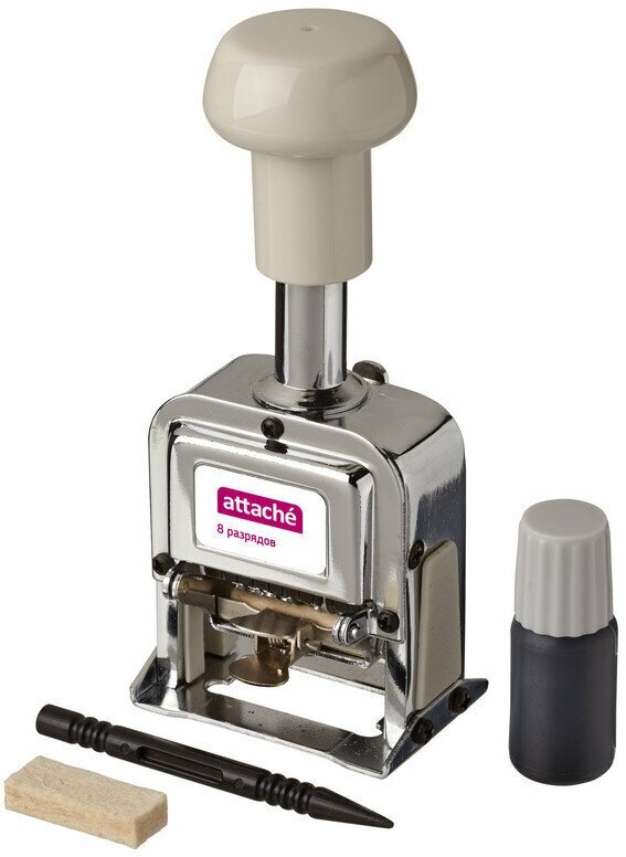 Нумератор автоматический Attache 8-разрядный 4.8 мм, 546041