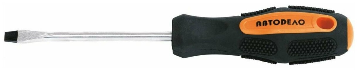 Отвертка шлицевая АвтоDело 3х 75мм на держателе 30707