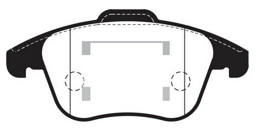 Колодки Тормозные Передние SANGSIN SP2264