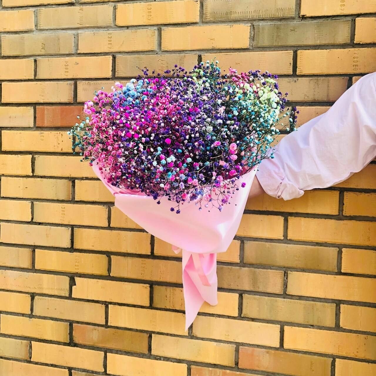 Букет 7 разноцветной гипсофилыгипсофилы